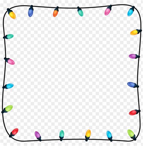 Free Download Hd Png Christmas Lights Border Png Images 41514 Toppng