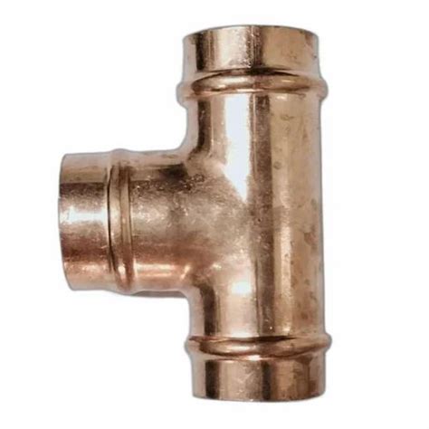 2 Inch L Reducing Copper Solder Tee For Plumbing Pipe At ₹ 150piece In Mumbai