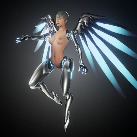 Rule 34 3d 3d Amputee Android Avstral Blender Detroit Become Human Female Floating Limbs