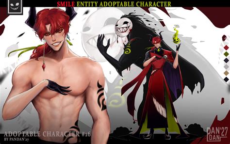 Closed Adoptable Smile Entity By Pandan27 On Deviantart