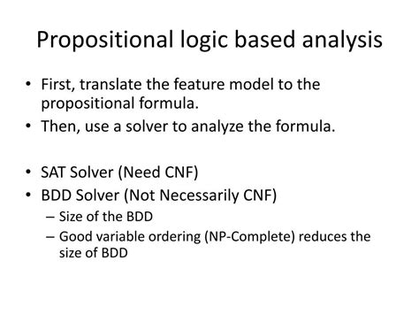 Ppt A Brief Survey On Feature Models Analysis Powerpoint Presentation Id4225054