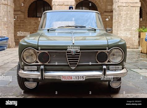 Alfa Romeo Giulia Super In Sedan Version Of The Italian State Police