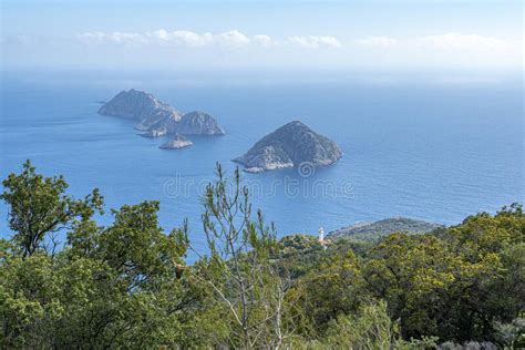 Gelidonya Lighthouse Just Like A Hidden Paradise Located Between Adrasan And Kumluca Stock