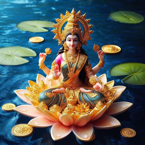 Download Devi Lakshmi Hindu Royalty Free Stock Illustration Image