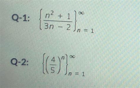 Solved Determine If The Given Sequence Is Convergent Chegg