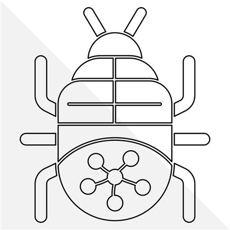Bug Vector Black Color Icon 28143794 Vector Art At Vecteezy
