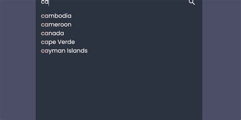 Autocomplete Through Reactjs Custom Hook Dev Community