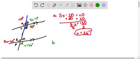 SOLVED Determine The Missing Angle Measure S In Each Problem At Right Using The Geometric