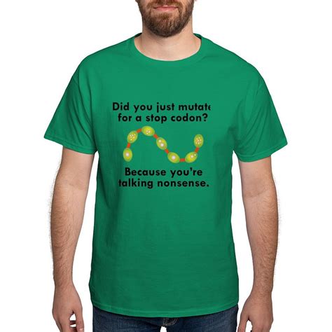Stop Codon Men S Value T Shirt Stop Codon Dark T Shirt Cafepress