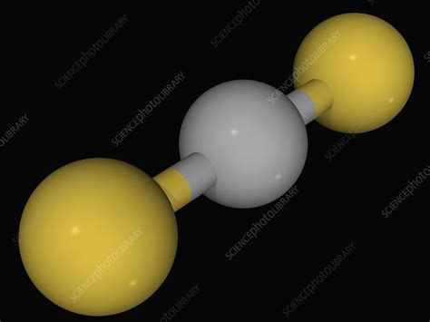 Carbon Disulfide Molecule Stock Image F004 5593 Science Photo Library