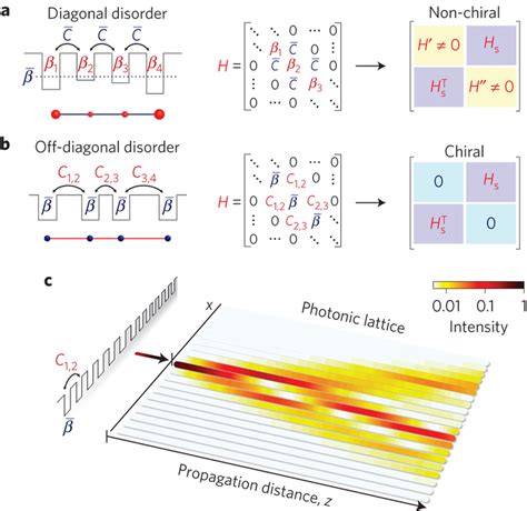 One Dimensional Lattices With Diagonal And Off Diagonal Disorder A B Download Scientific