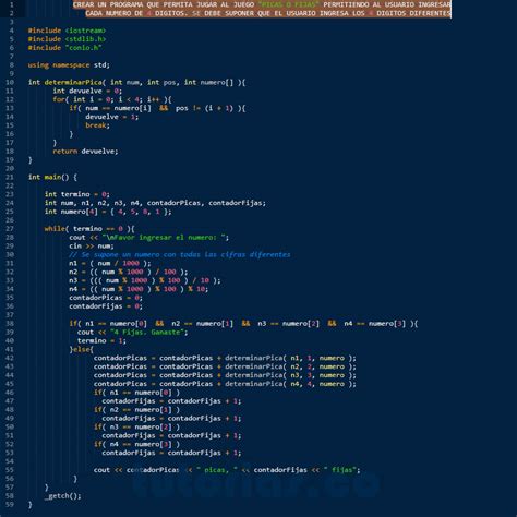Funciones Visual C Juego Picas Y Fijas Tutorias Co