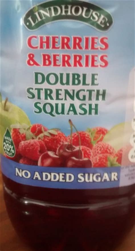 Lindhouse Cherries Berries Double Strength Squash Food Cheats