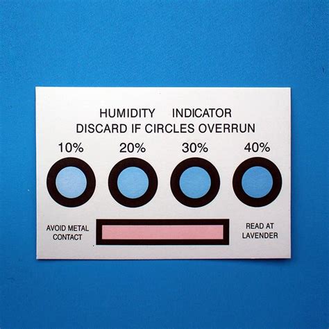 Esd Hic Humidity Indicator Card Manufacturers And Suppliers China Factory Chunwang