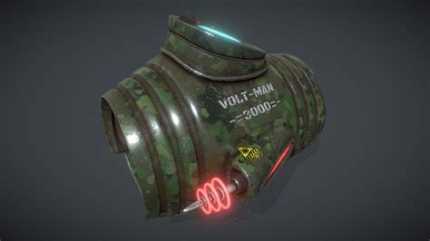 Volt Man 3000 Retrofuture Gadget 3d Model By Sir Erdees Sirerdees