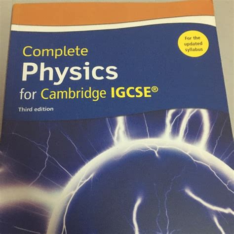 COMPLETE PHYSICS FOR CAMBRIDGE IGCSE THIRD EDITION Shopee Malaysia