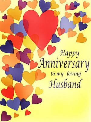 Happy Anniversary To My Loving Husband — Free Printable Anniversary Card