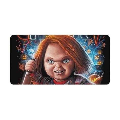 Chucky Series Extended Gaming Mouse Pad No Sliped Large Desk Mat Stitched Edge Keyboard Mat