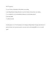 PICOT Question Docx PICOT Question P Over 18 Years Old Patients In The Primary Care Setting I