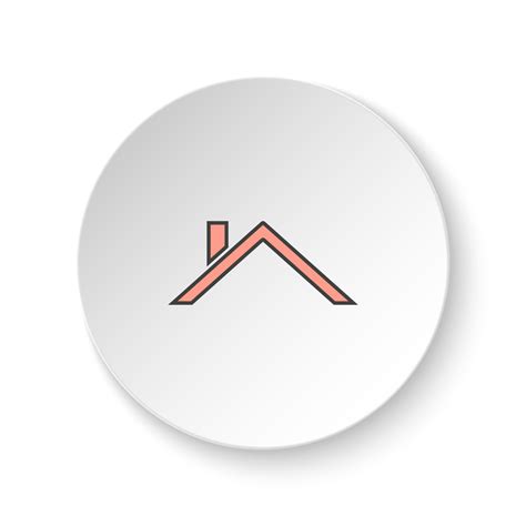 Round Button For Web Icon Roof Button Banner Round Badge Interface For Application
