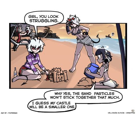 Justice Malina Azazel And Zdrada Helltaker Drawn By Pupawaria Danbooru