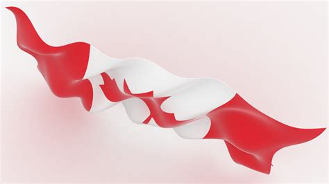 Canada Flag Animation 3d Model Turbosquid 1613051