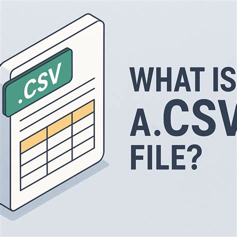 What Is A Csv File How Csv Files Work