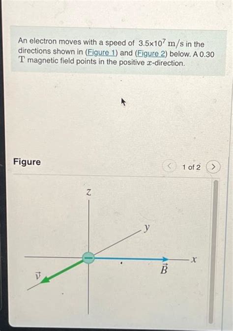 Solved An Electron Moves With A Speed Of 3 5x107 M S In The