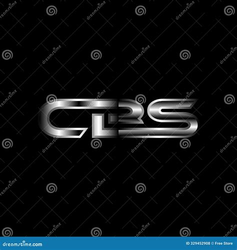Letter CBS Metallic Modern Business Icon Creative Technology Design Logo Stock Vector