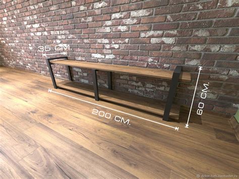 Тумба под телевизор лофт своими руками 69 фото
