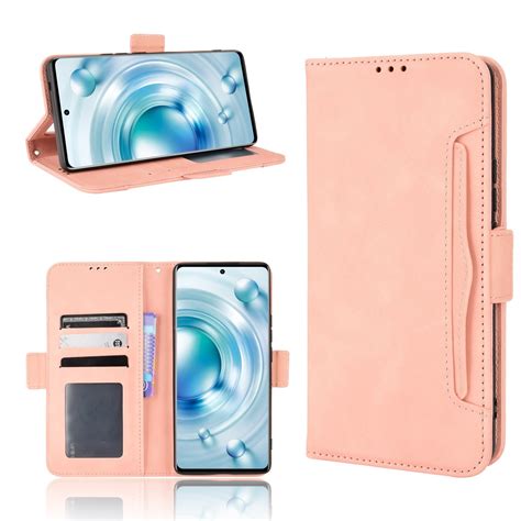 For Vivo X80 5g Skin Feel Calf Texture Card Slots Leather Phone Case