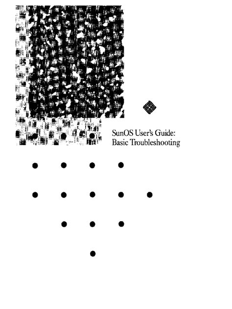 Fillable Online Sunos Users Guide Basic Troubleshooting Fax Email