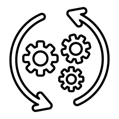 Premium Vector Setting Process Icon