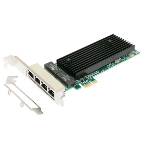 PCIE X1 1000M PCIe Gigabit Ethernet Dual Ports RJ45 Lan Network Card Chip For Intel 82576EB