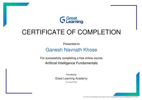 ganesh khose on linkedin hello connections i have successfully completed the artificial…