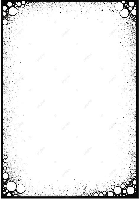 흑백 추상 도트 그림 A4 편지지 페이지 테두리 배경 배경 화면 및 일러스트 무료 다운로드 Pngtree