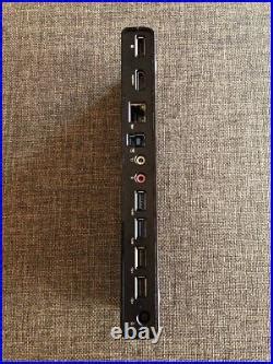 HP 3005PR USB 3 0 Universal Dock Port Replicator Y4H06AA With AC Adapter HDMI Usb Docking