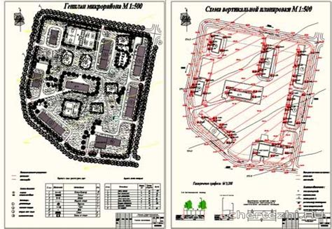 Генеральный План Микрорайона Autocad Universeaccuse