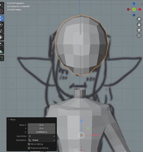 3d Cursor Isnt Aligned To X Axis So My Mirror Modifier Is Overlapping How To Solve This R