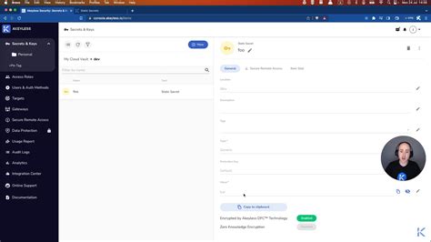 Creating And Updating A Static Secret