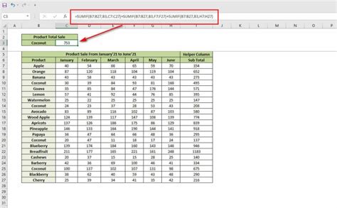 SUMIFS Multiple Columns In Excel One Several Criteria