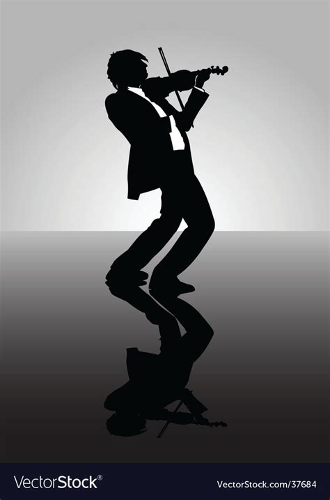 Violinist Royalty Free Vector Image Vectorstock