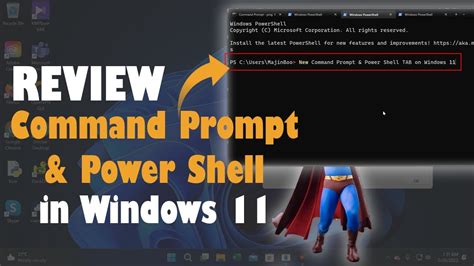Review Chức Năng Mới Command Prompt Tab And Power Shell Tab Trong Windows 11 Youtube