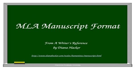 ppt mla manuscript format dokumen tips