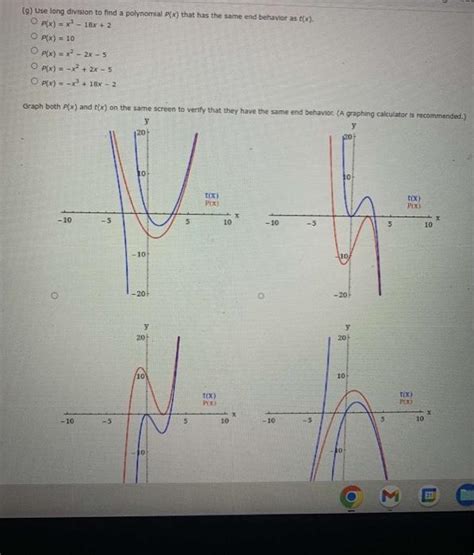 Solved Consider The Following Rational Functions