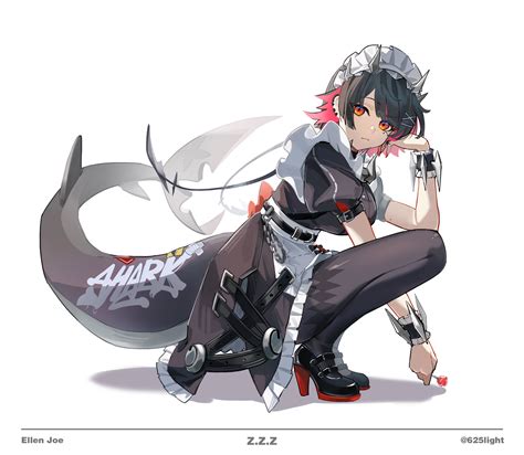 Ellen Joe Zenless Zone Zero Drawn By Light Danbooru