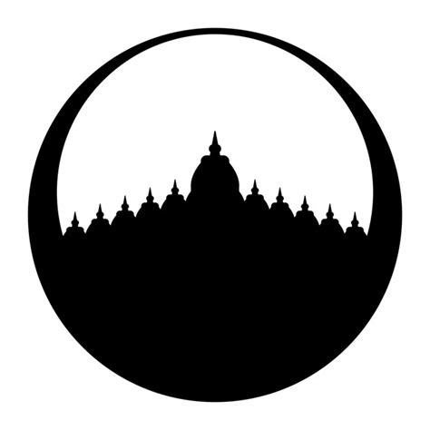 Premium Vector Temple Logo Vector Illustration Icon Design