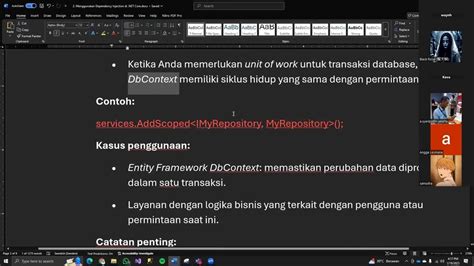 Pertemuan 5 Dependency Injection Youtube