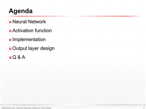 Deep Learning From Scratch Chapter 3 Neural Network Pptx Artificial