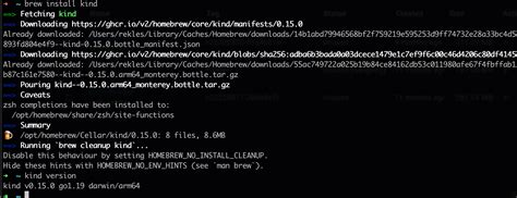 Brew Install Kind Version Didnt Match The Latest Version · Issue 3307 · Kubernetes Sigskind